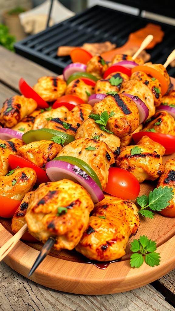 Flavorful Grilled Chicken Kabobs Recipe